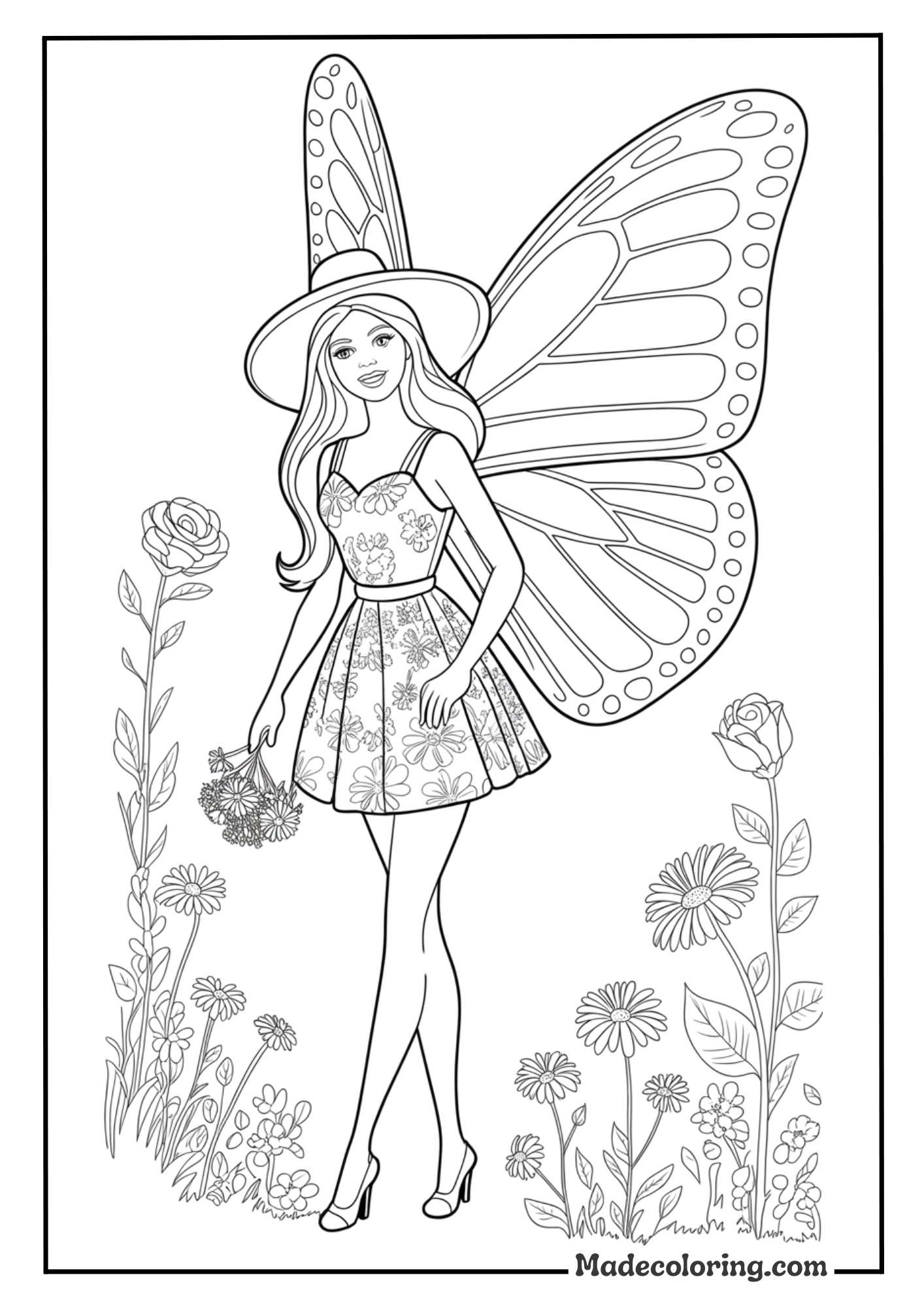 63 Barbie Coloring Pages Free PDF Printables