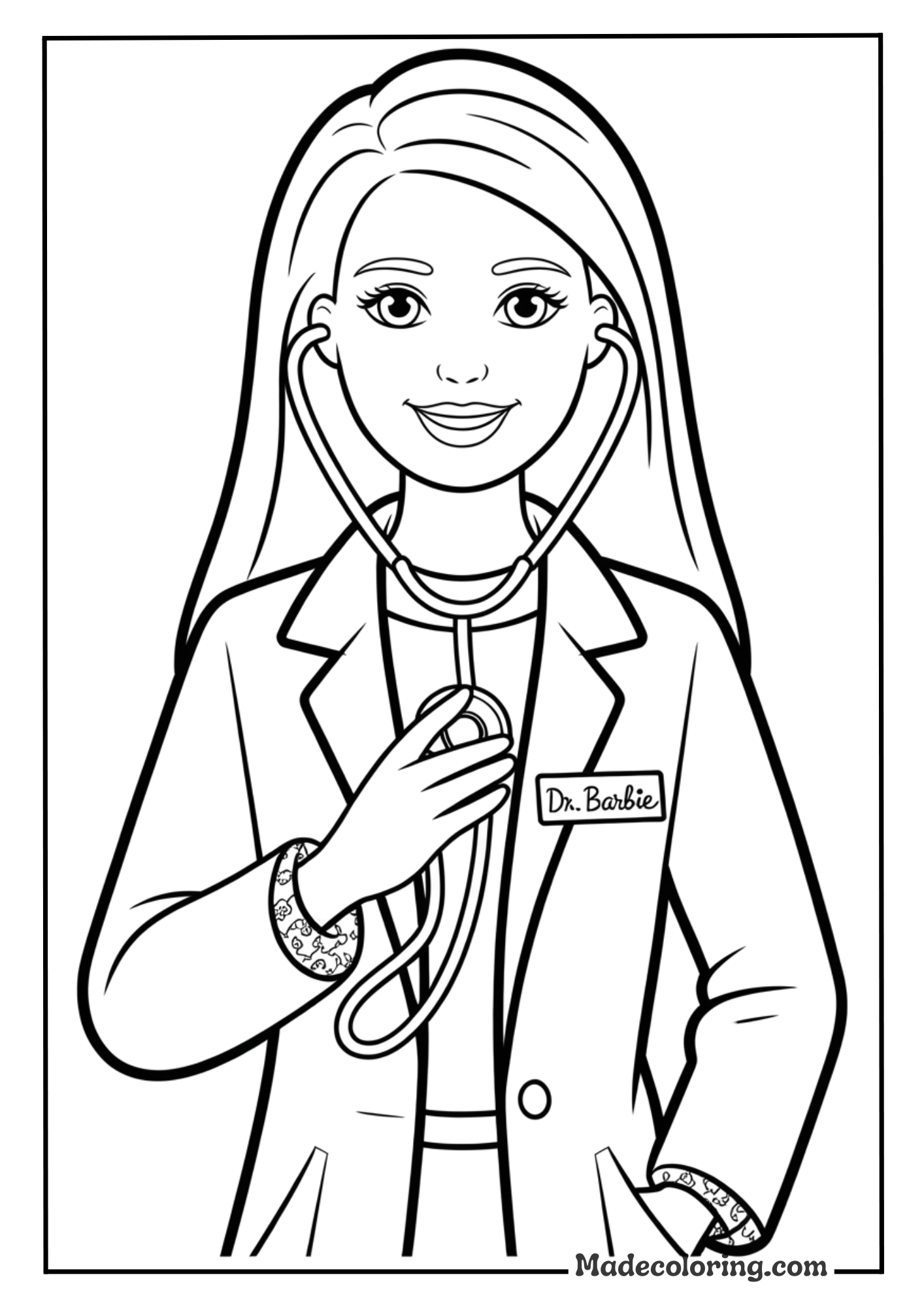 63 Barbie Coloring Pages Free PDF Printables