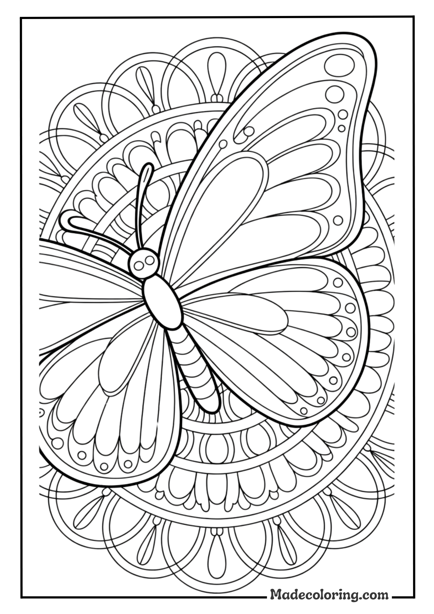 75 Butterfly Coloring Pages Free PDF Printables