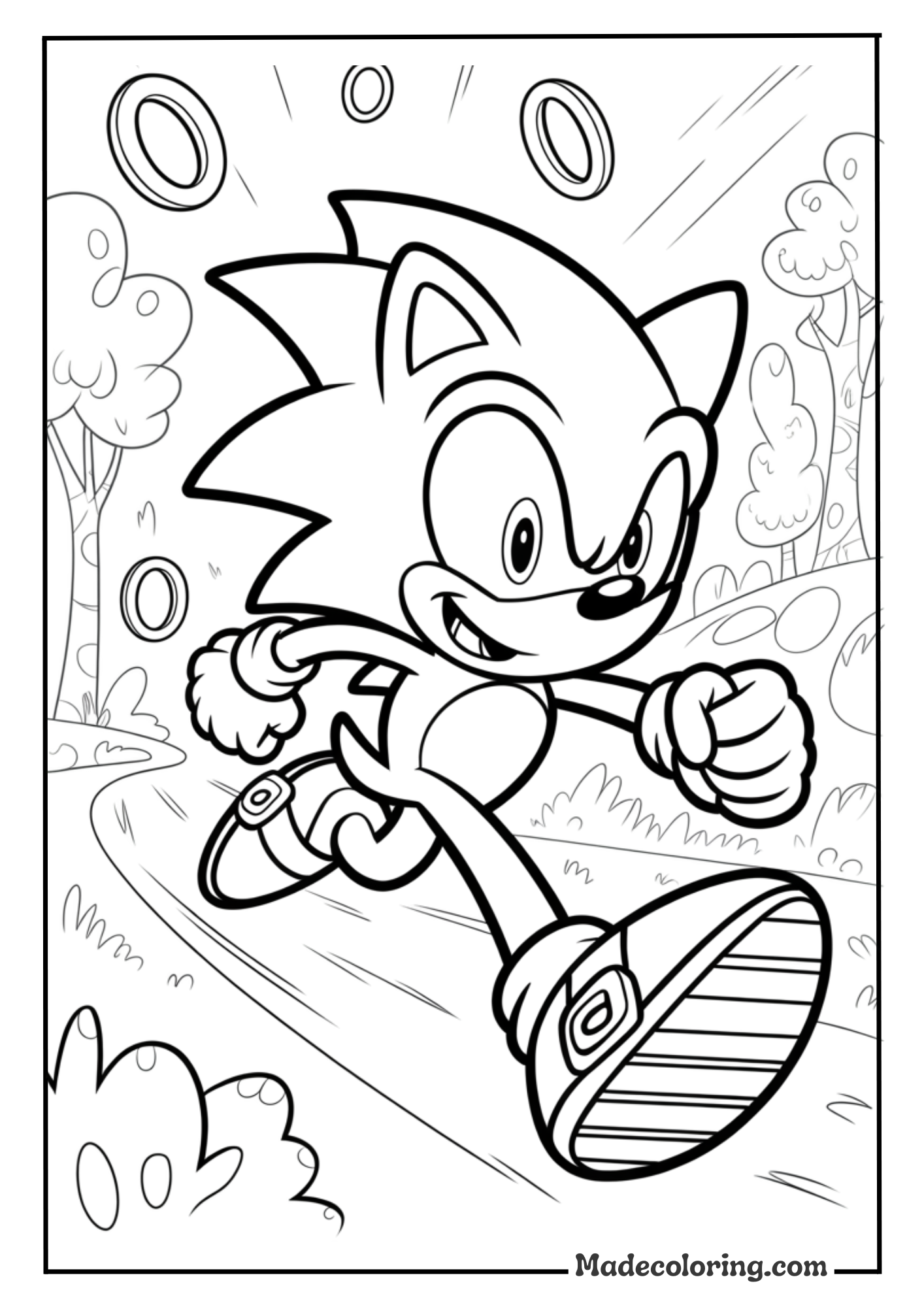 62 Sonic coloring pages Free PDF Printables