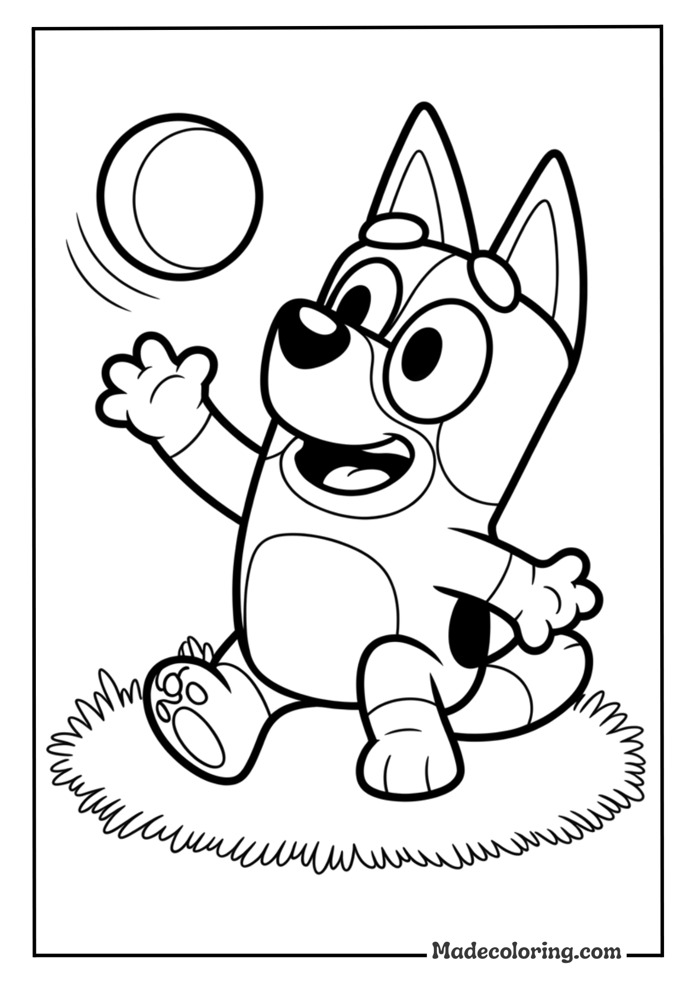 Bluey Coloring Pages (46+ Free Printable PDF)