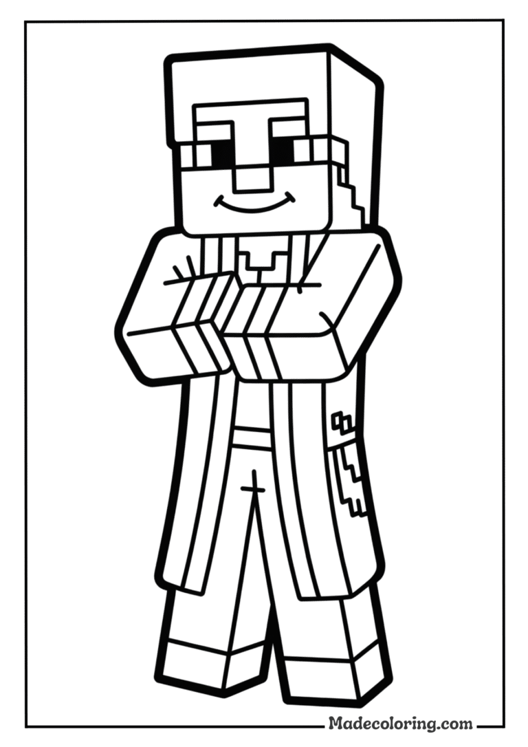 Minecraft Coloring Pages (50+ Free Printables PDF)