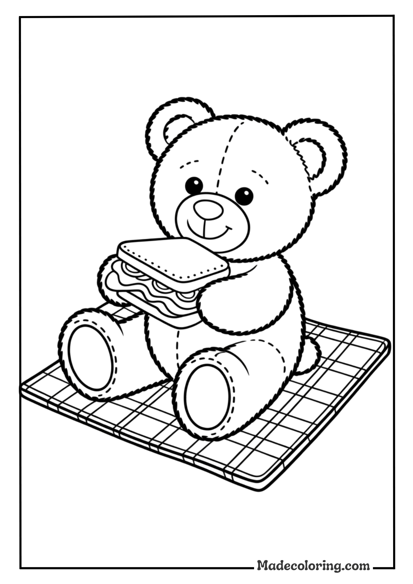 +25 Picnic Coloring Pages Free PDF Printables